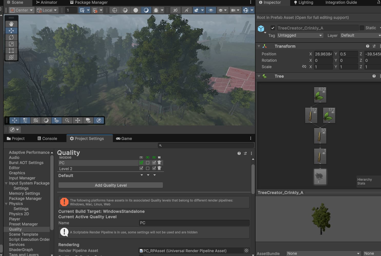 Tree Editor - Universal Render Pipeline - Page 2 - Unity Engine - Unity Discussions