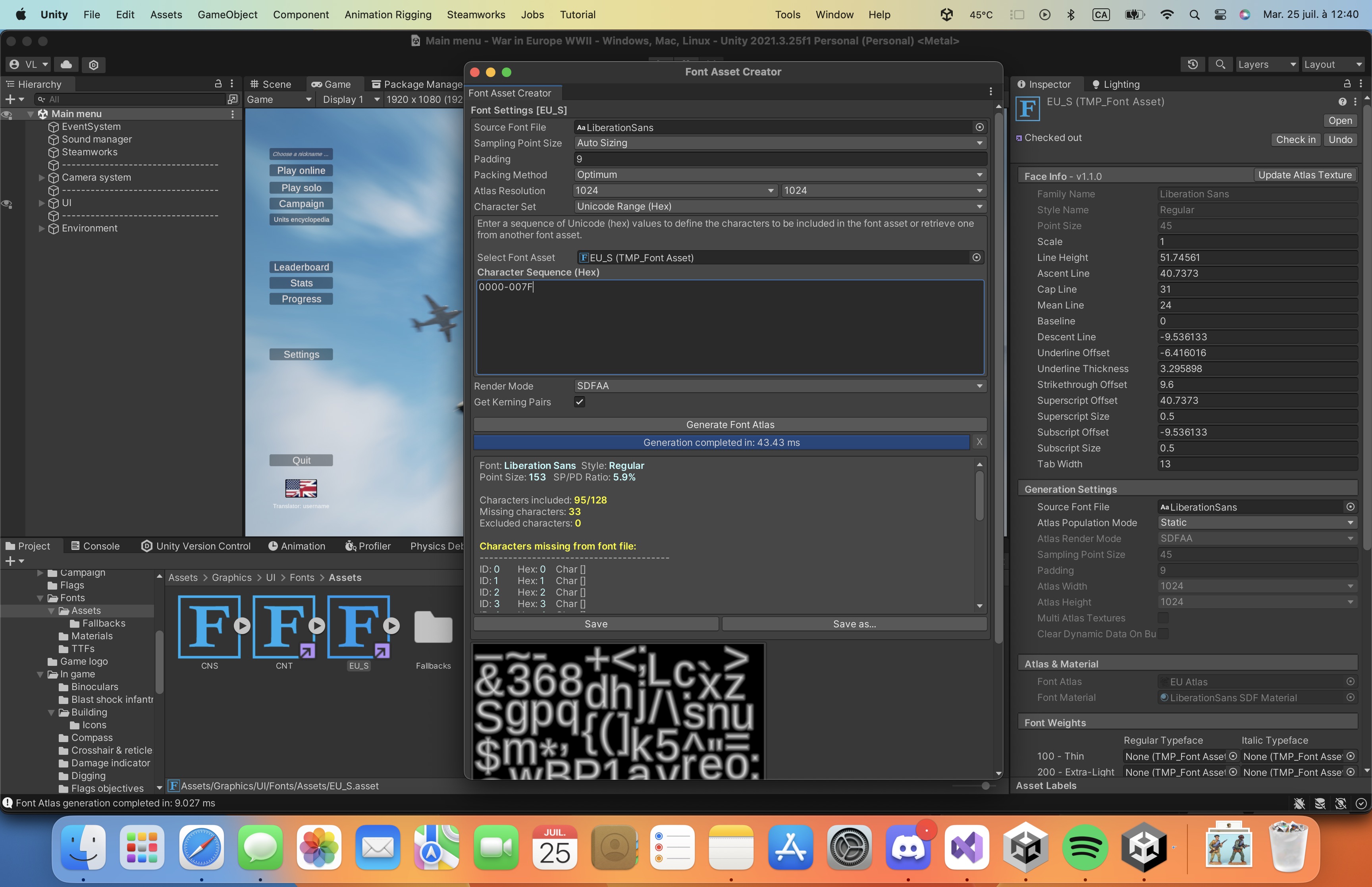 Pasting text in Unicode Range (Hex) results in no characters included - Unity Engine - Unity ...