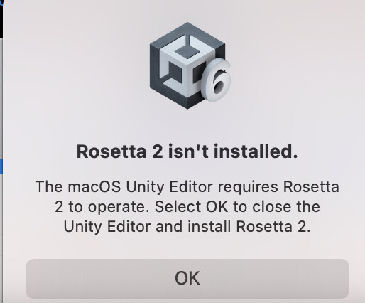 Cannot launch Unity Editor 6.1 on my mac M1 - Unity Engine - Unity Discussions