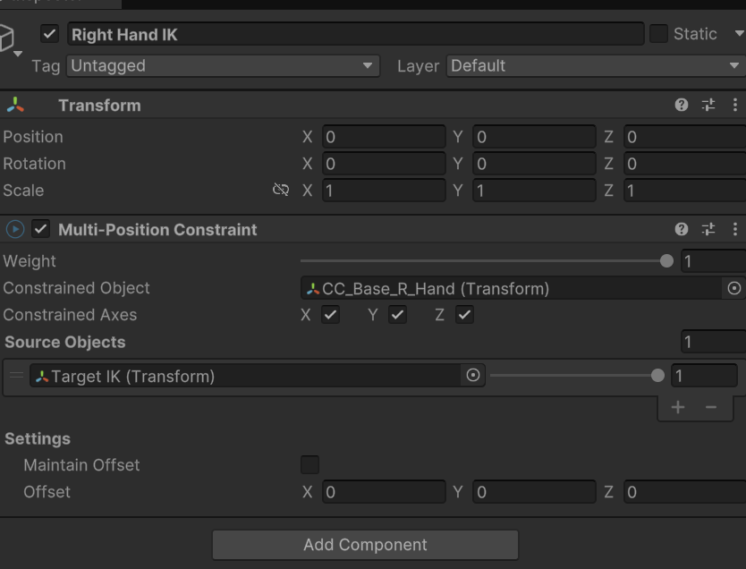 Is Multi-Position Constraint just do not work? - Unity Engine - Unity Discussions