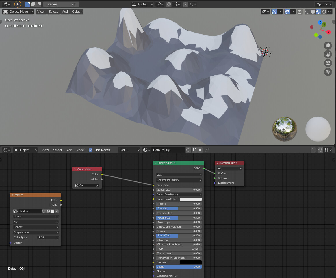 Baking map texture from blender vertex paint - Unity Engine - Unity ...