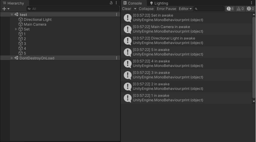 Awake Function Calling Order Logic Unity Engine Unity Discussions