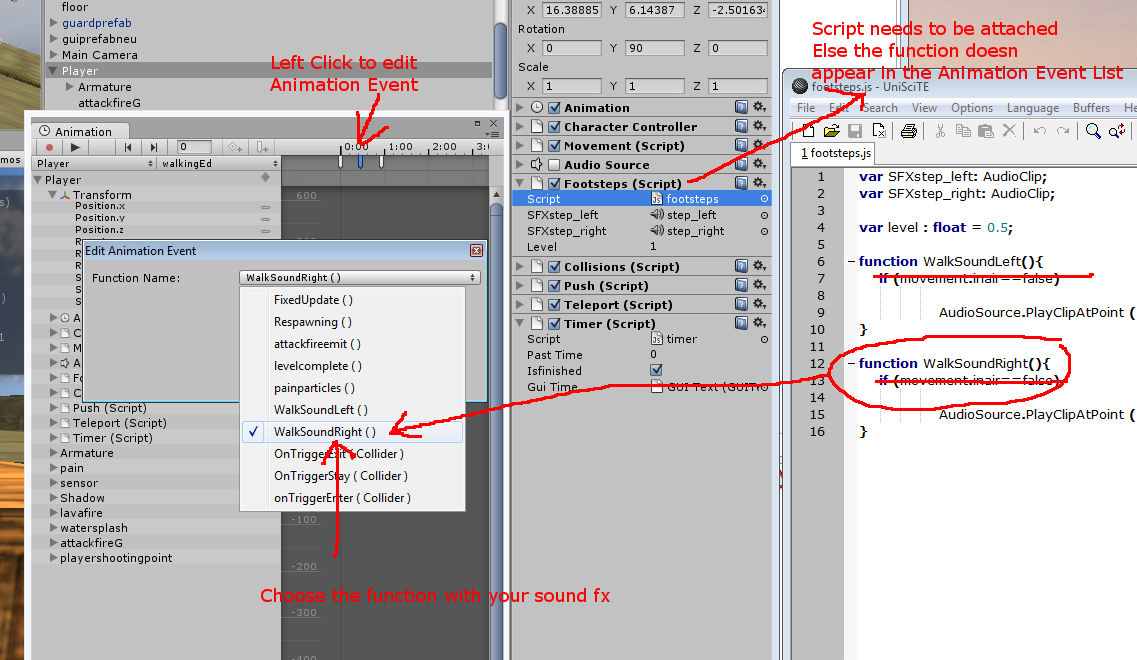Adding footstep sounds to a character controller - Unity Engine - Unity Discussions