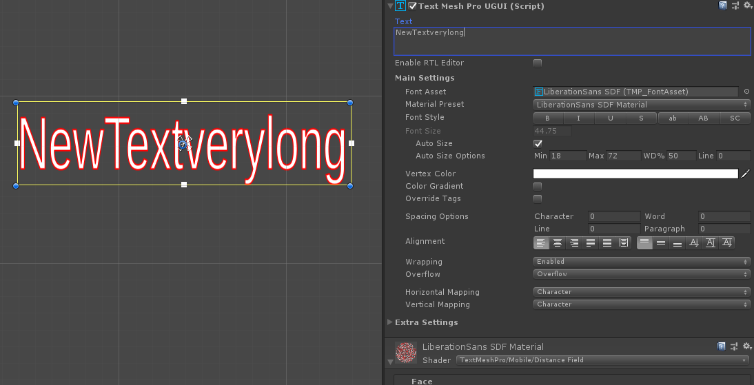 Autosize And Width Adjustment With Spaces Unity Engine Unity Discussions