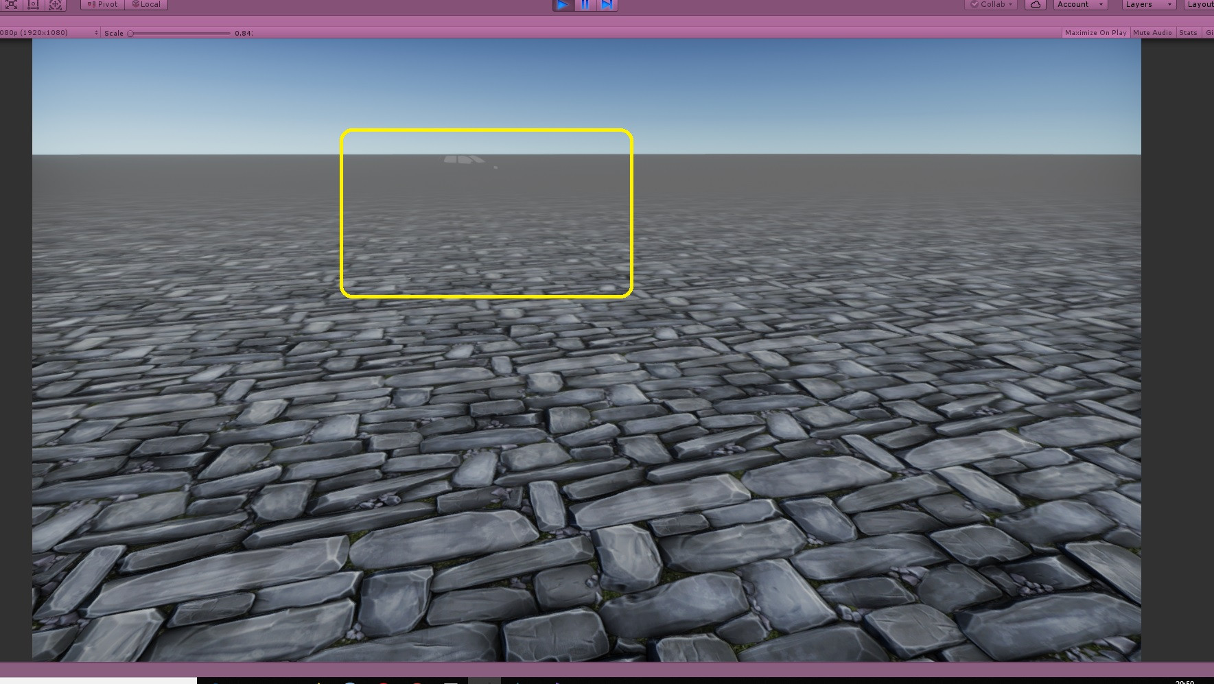 New Unity Project "3d With Extras" . Grey fog/mist type effect ...