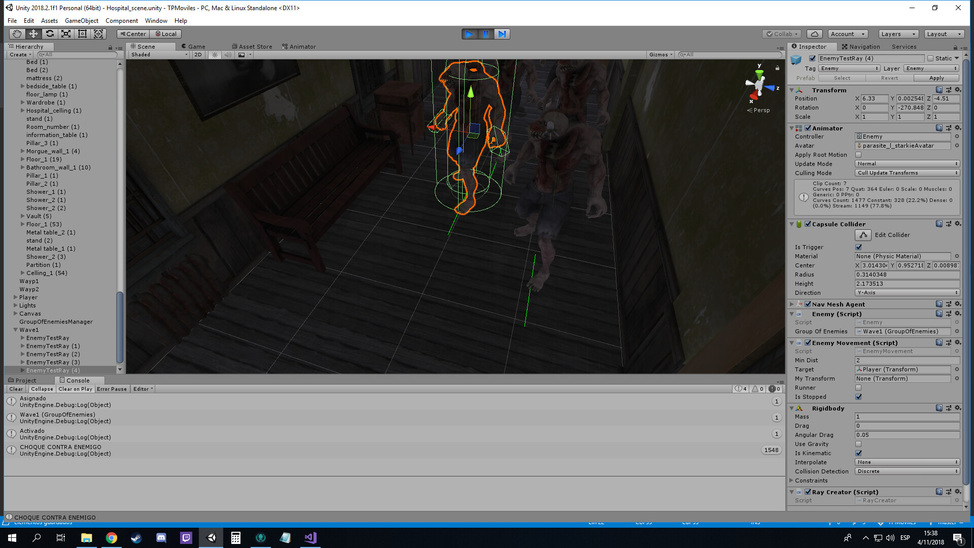 Cast Rays to check collisions in Front of a GameObject? - Unity Engine - Unity Discussions