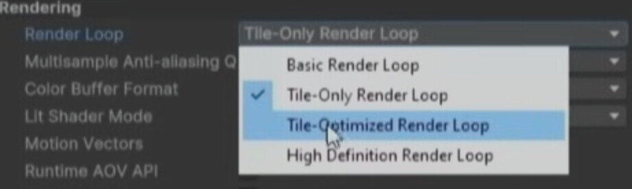 Unified Rendering - #206 by sacb0y - Unity Engine - Unity Discussions