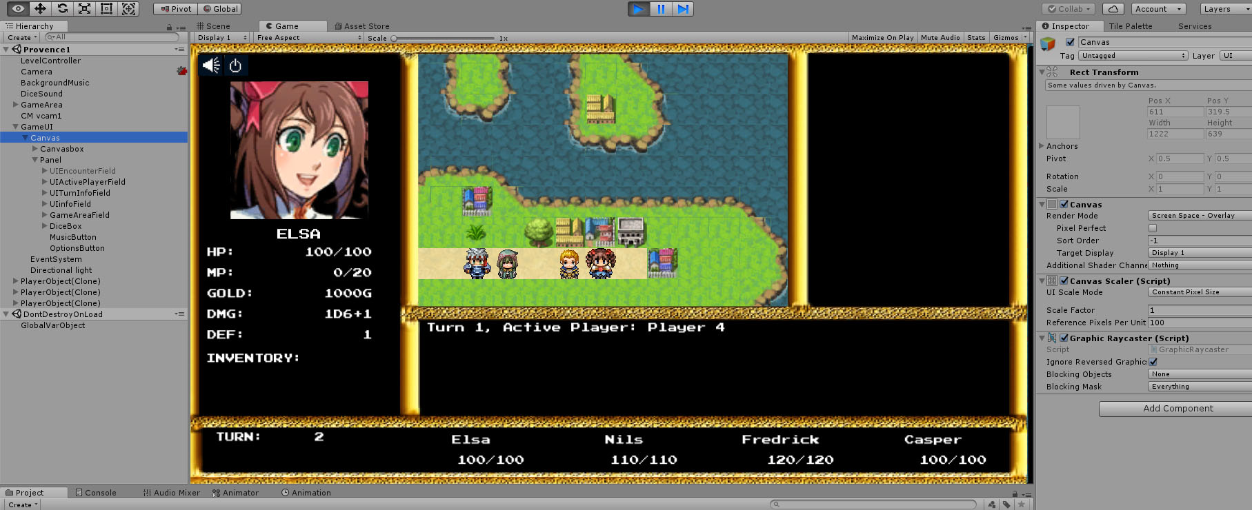 I want to make a dice seem rolling over the UI of my game but the dice never shows. - Unity ...