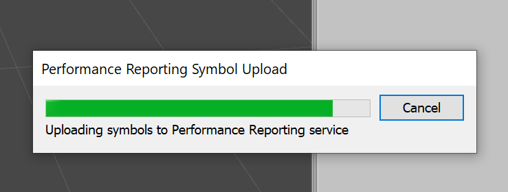 How Can I Disable Uploading Symbols To Performance Reporting Service Unity Engine Unity