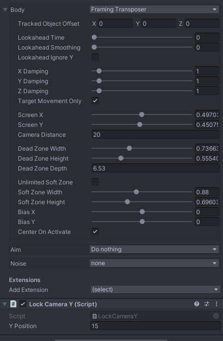 Framing Transposer and Perspective Camera - Unity Engine - Unity Discussions