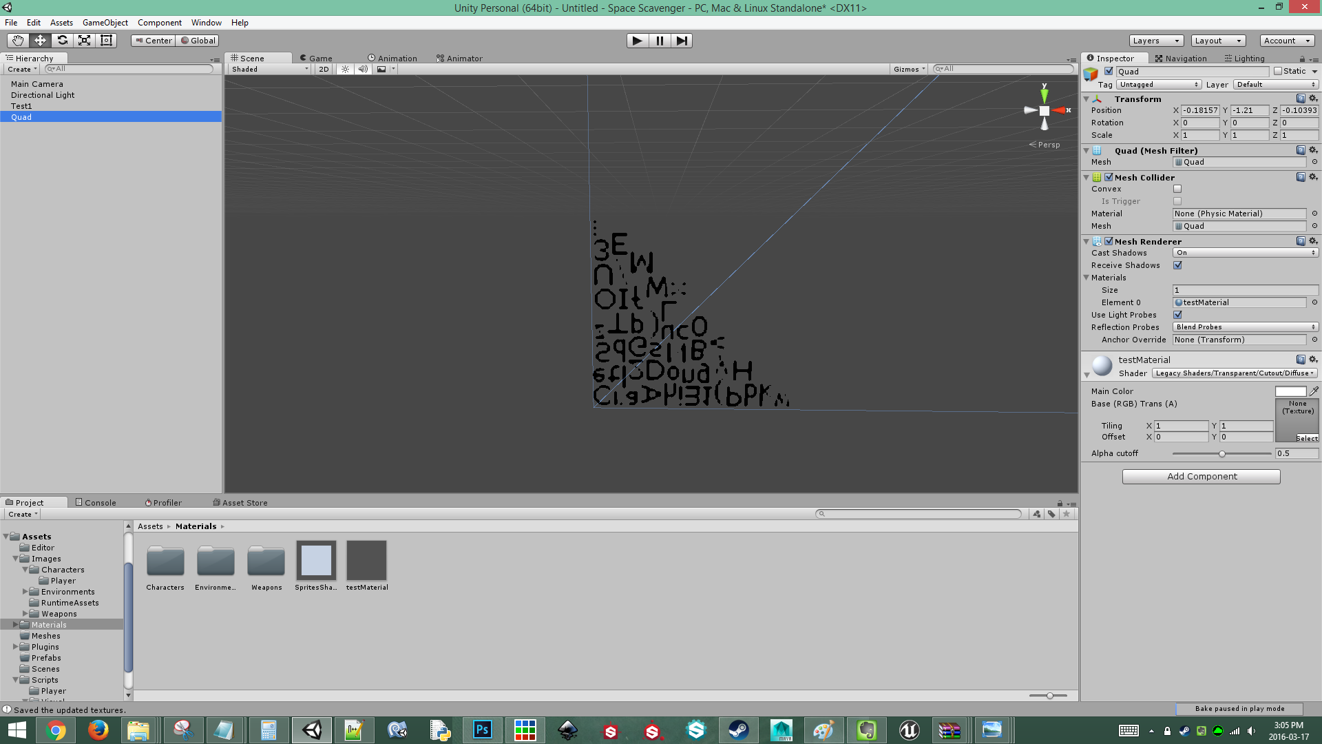 Strange/Cool Cryptic Text After Temporary(?) Texture2D Removed - News ...