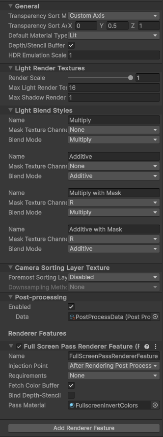 Fullscreen Shader Incompatible With 2d Renderer Urp Unity Engine Unity Discussions