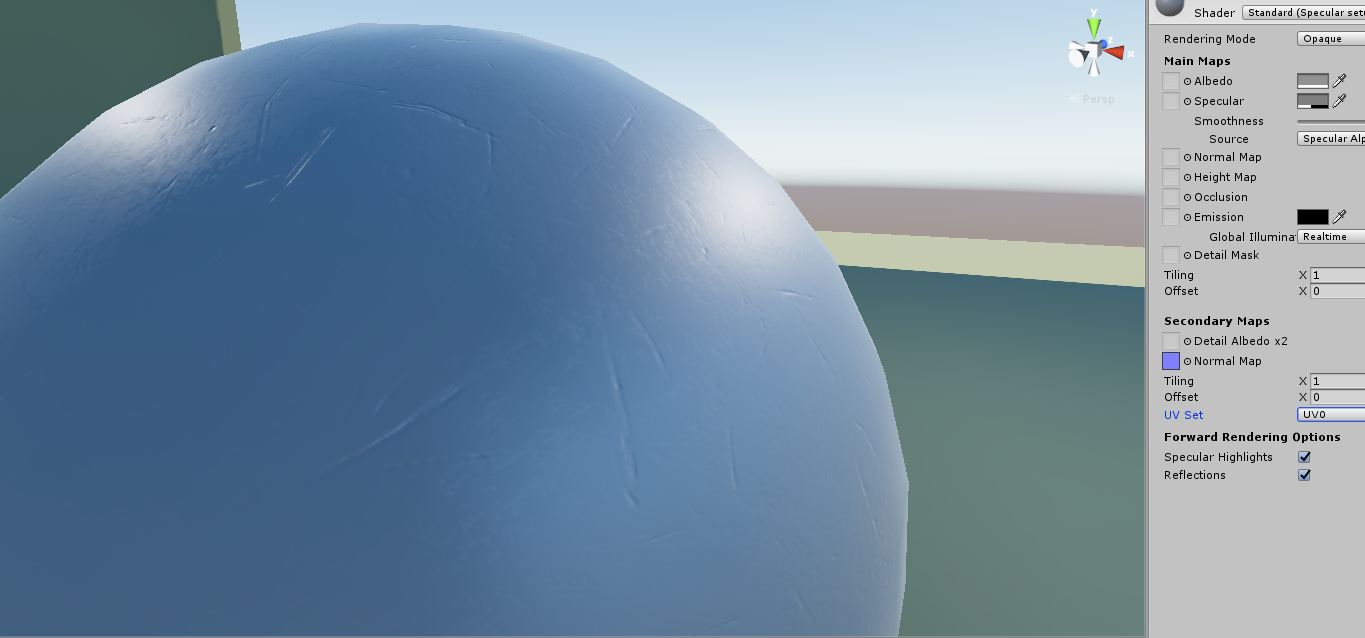 Why are detail normals inverted on UV1 when using built-in Unity object? - Unity Engine - Unity ...