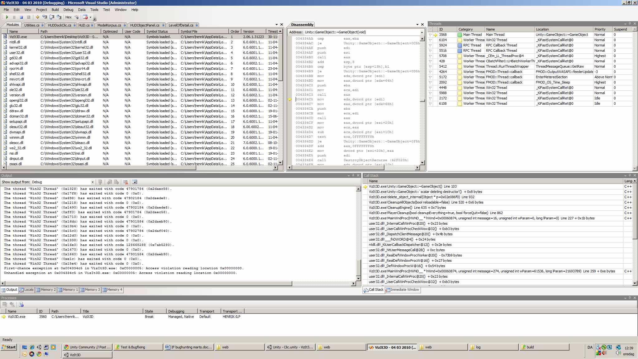 Debugging with "Attach to process..." in VS - Unity Engine - Unity Discussions