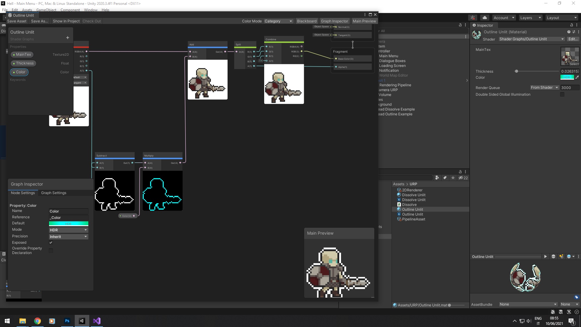 Shader Graph is losing Color while going from Multiply to Add - Unity Engine - Unity Discussions