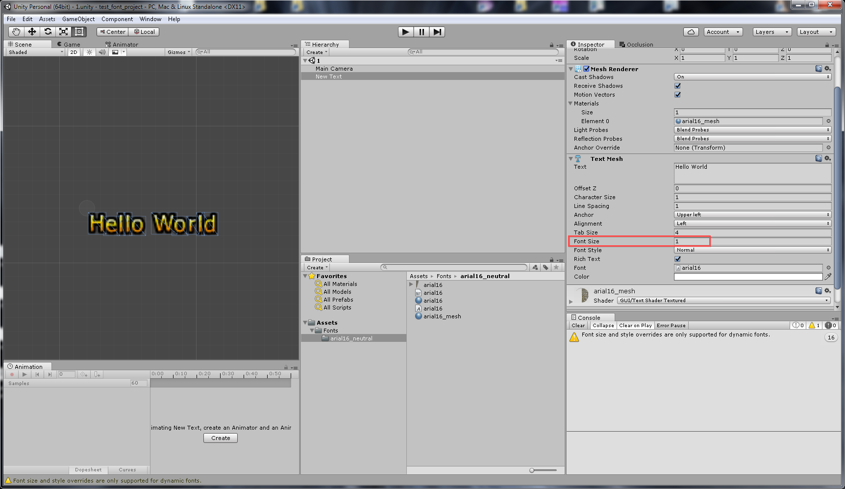 Font size and style overrides [SOLVED] - Unity Engine - Unity Discussions