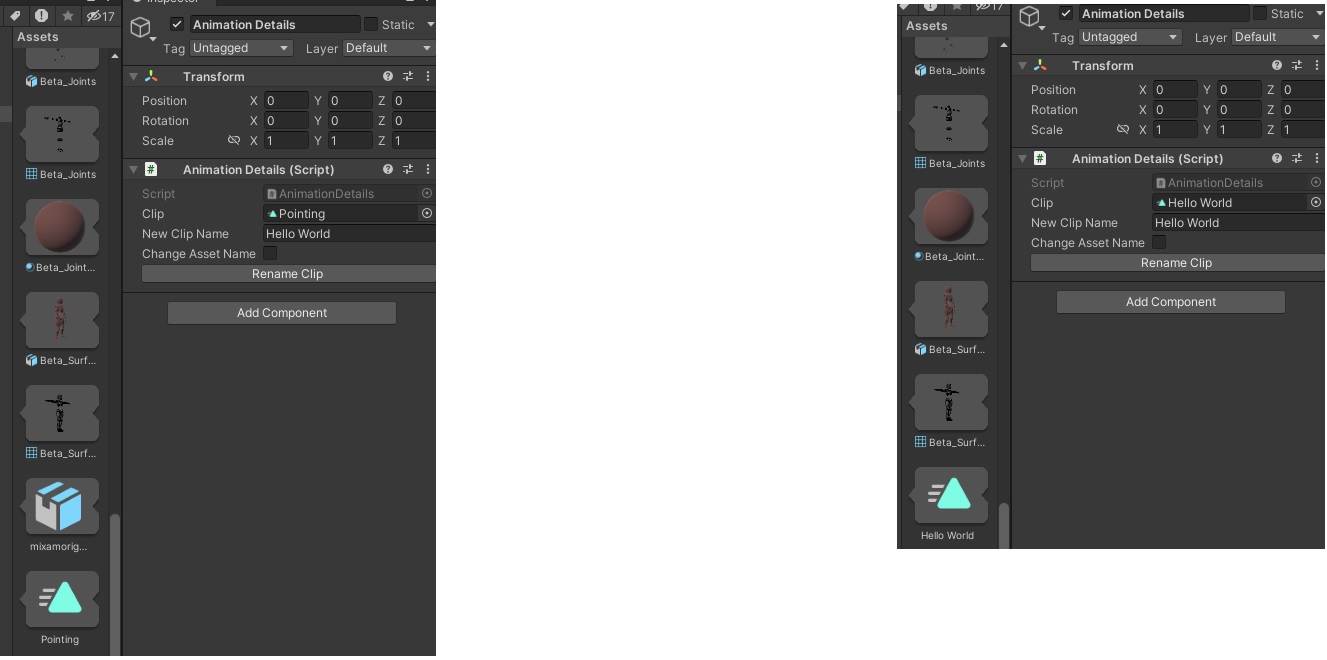 How do you rename an animation clip? - Unity Engine - Unity Discussions