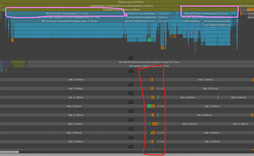 Does calling jobHandle.Complete() lock up the main thread? - Unity Engine - Unity Discussions