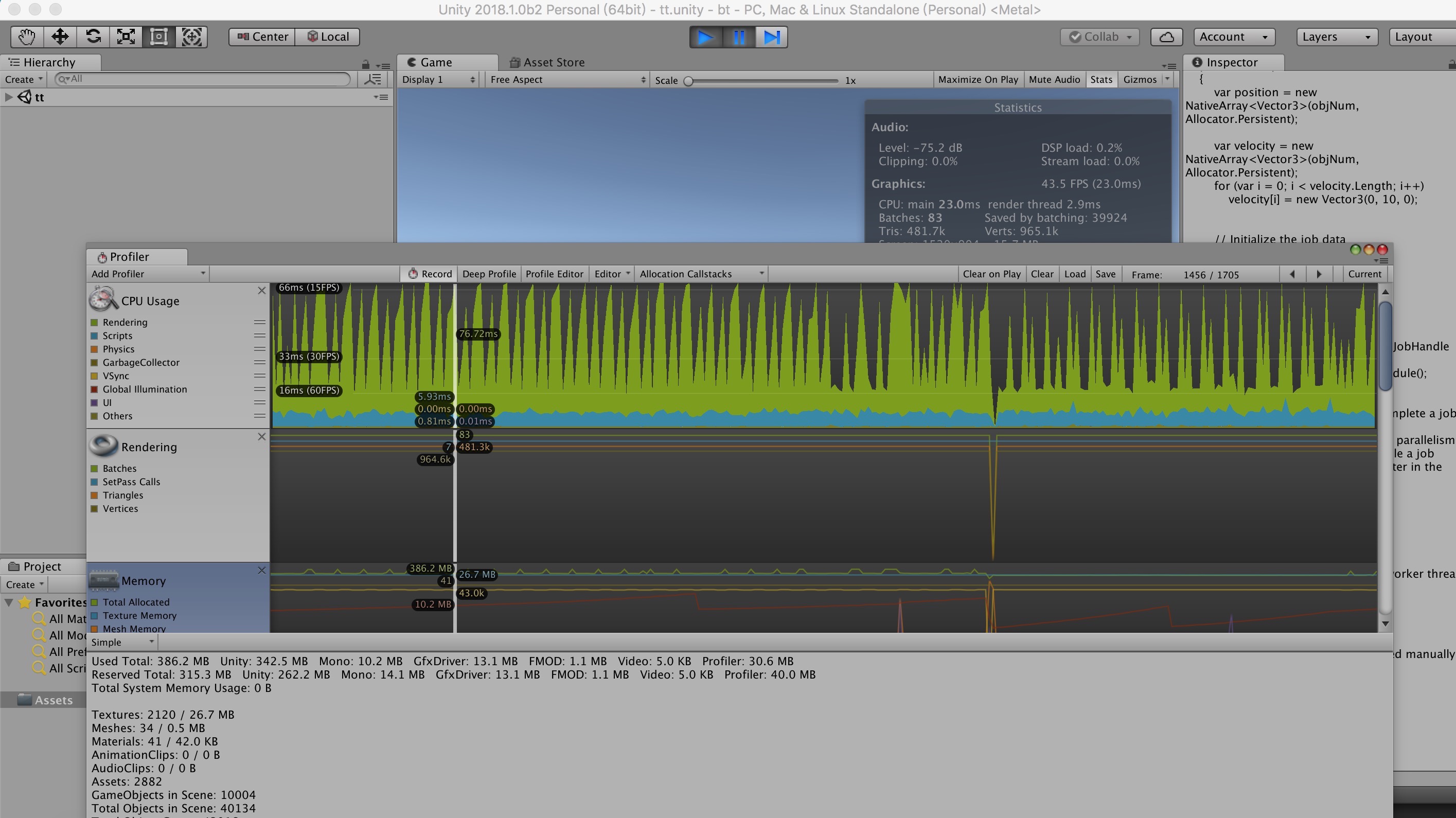How improve jobs performace - Unity Engine - Unity Discussions