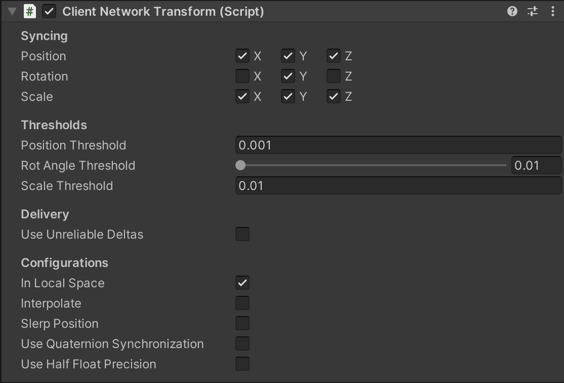 NetworkTransform and parent scaled to 0 - Unity Engine - Unity Discussions