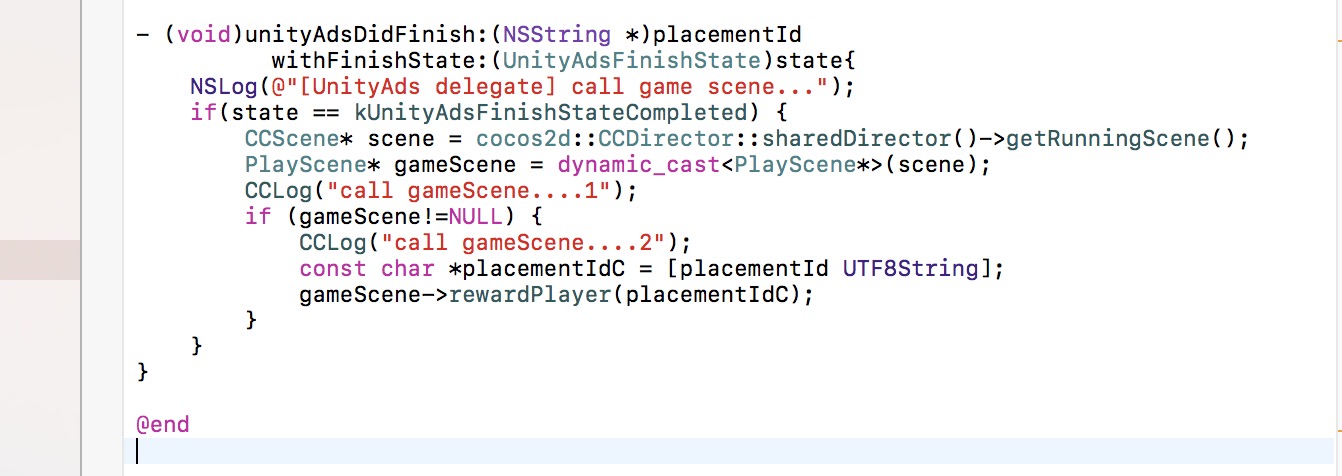 Unity Ios Integration Error No Callback When Ad Finished Unity Services Unity Discussions