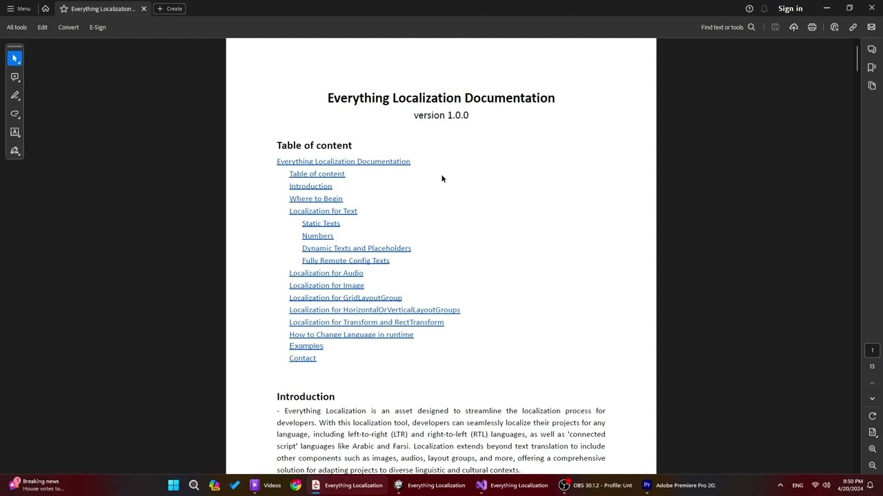 Released: Everything Localization - Community Showcases - Unity Discussions