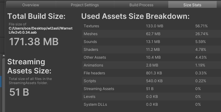 Build Report Tool - Track files in your project that need slimming down! - Page 30 - Community ...