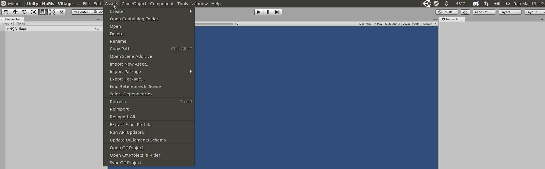Unity toolbar greyed out using KDE global menu's - Unity Engine - Unity Discussions
