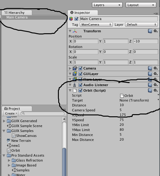 [Solved] Camera scripting Zoom and Rotate around a target - Unity Engine - Unity Discussions