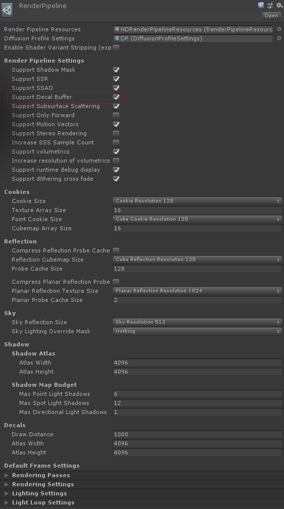 Setting up decals in HD Render Pipeline problem. - Unity Engine - Unity Discussions