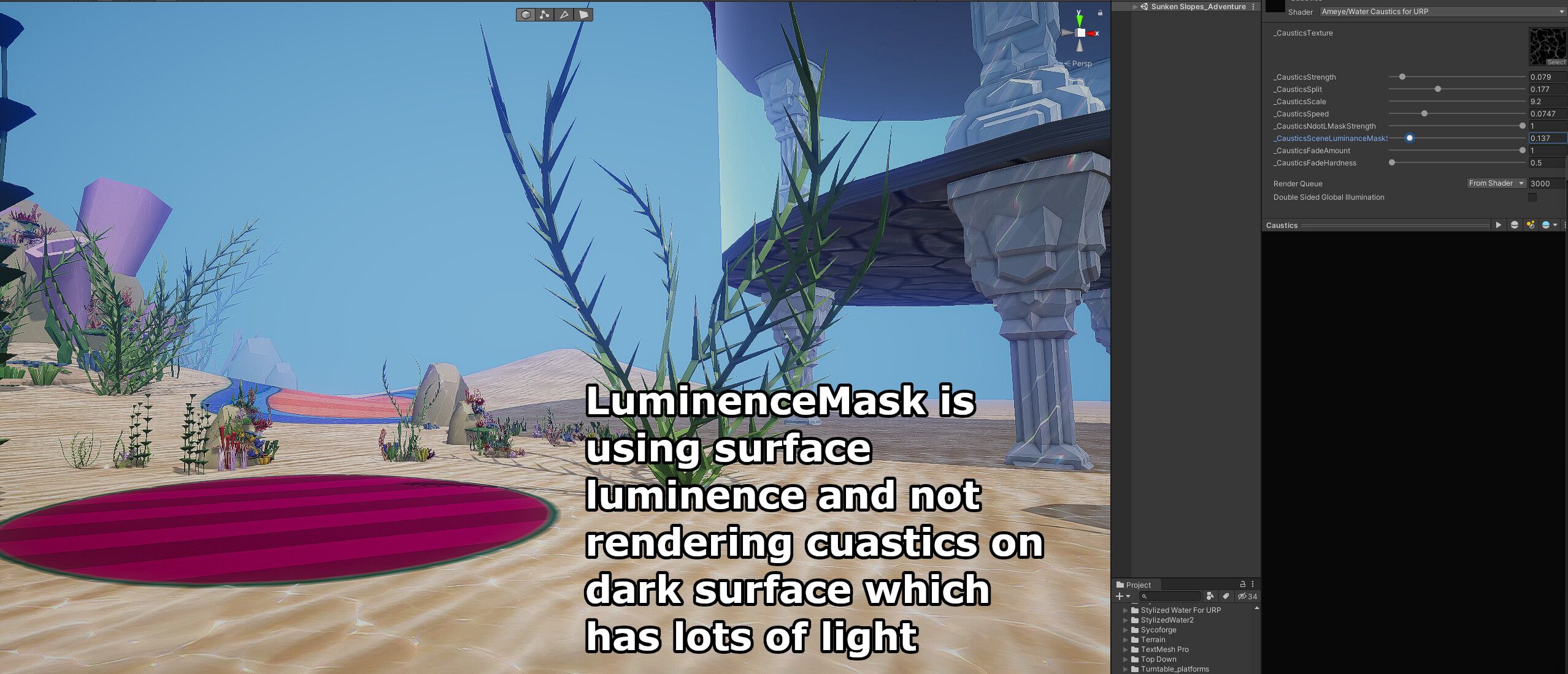 Water Caustics for URP [RELEASED] - Community Showcases - Unity Discussions