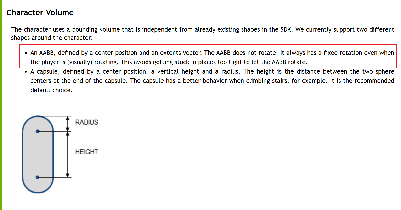 Allow character controller to use other colliders other than capsule ...