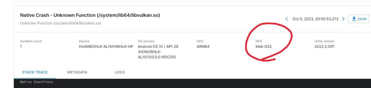 Native Crash - Unknown Function? - Unity Engine - Unity Discussions