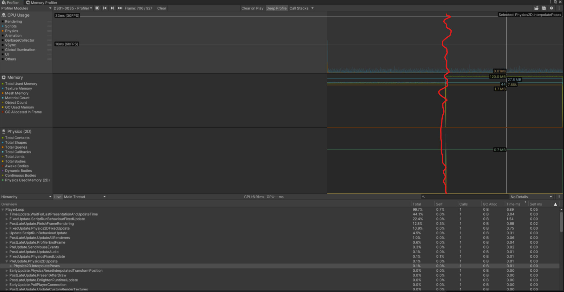 [Physics2D] Rigidbody2D possible memory leak/performance issue - Unity Engine - Unity Discussions
