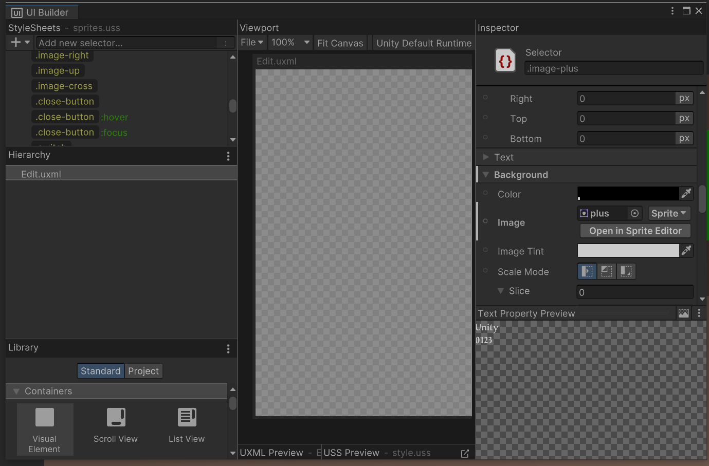 How Use Background Image Field In Uss Unity Engine Unity Discussions