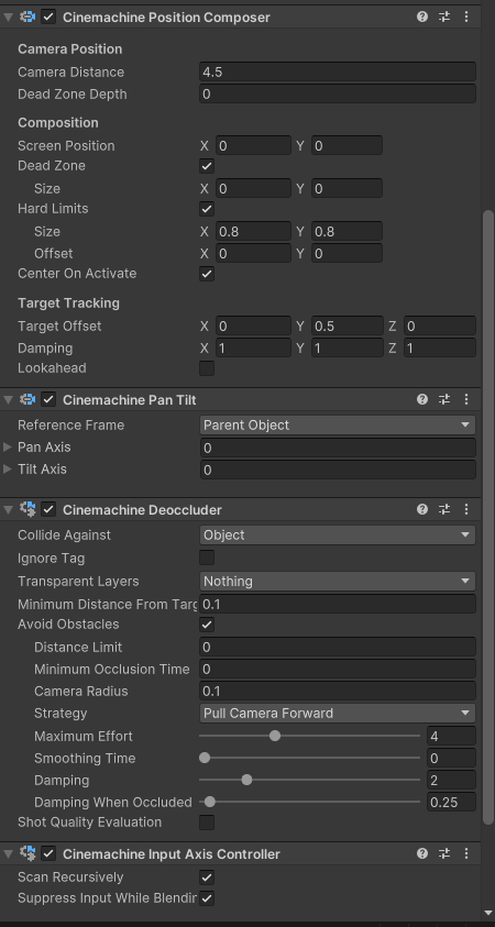 Virtual camera how to fix the camera getting our of the target when ...
