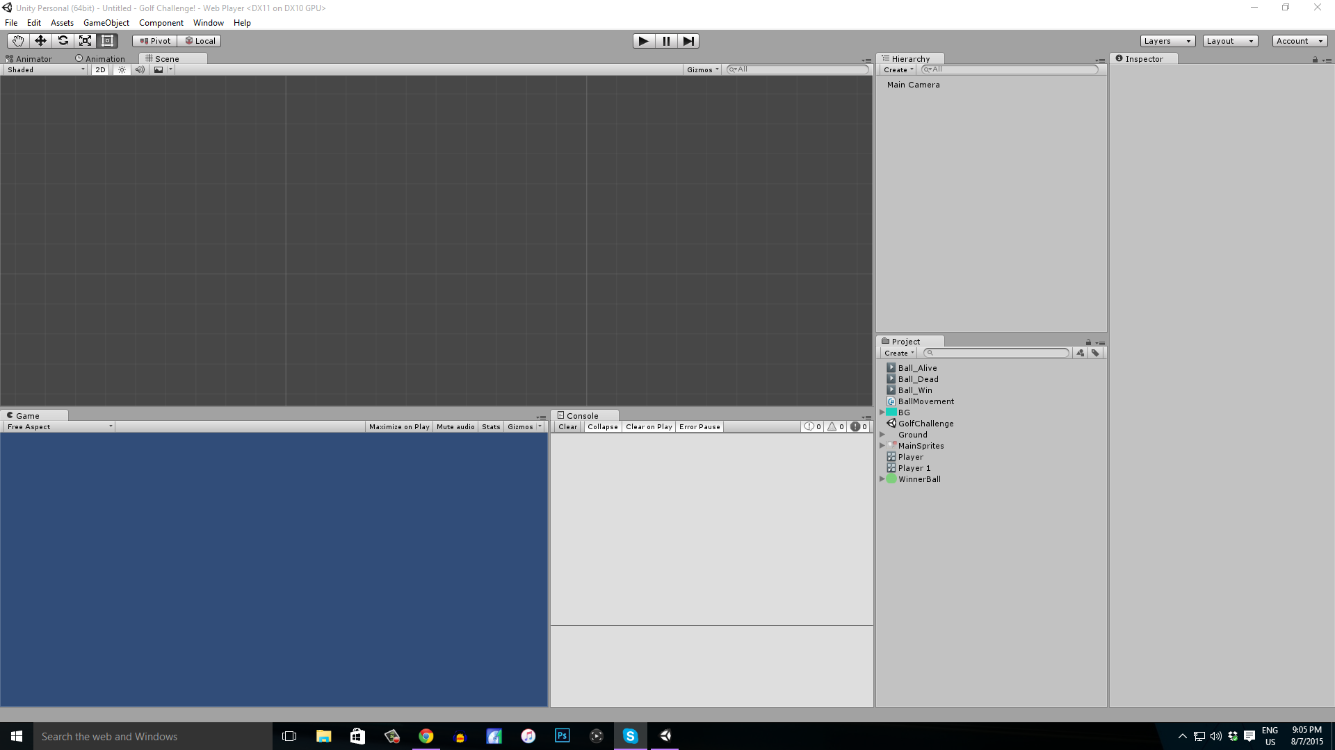 Everything Disappears! - Unity Engine - Unity Discussions