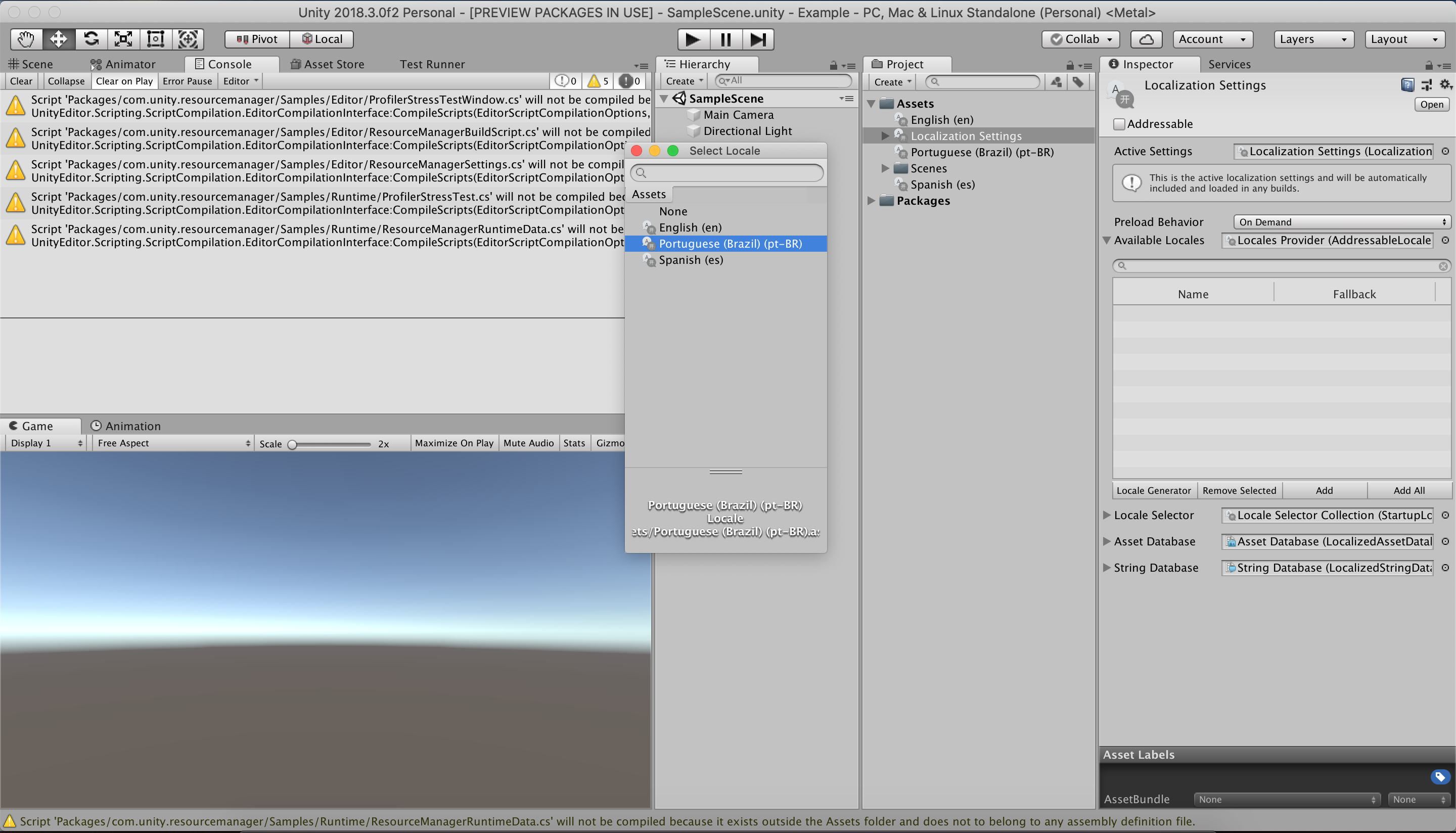 Solved Unable To Add Available Locales Unity Engine Unity Discussions