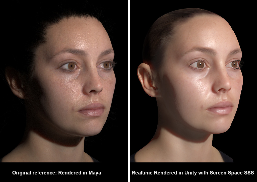 Experimentation Realistic Human Skin Rendering with Screen Space ...