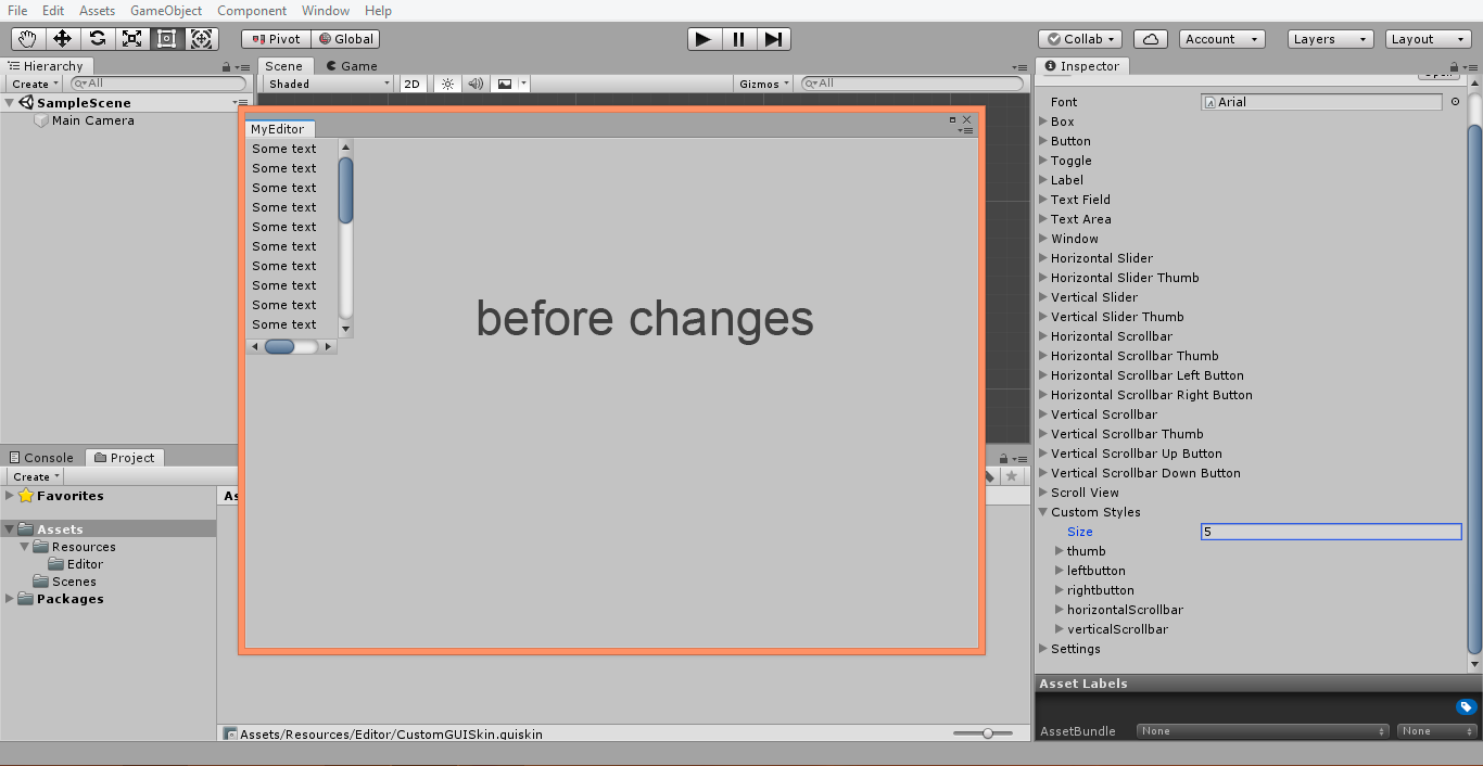 [SOLVED] GUI scrollview styles bug. How change GUI scrollbars style in a scrollview? - Unity ...