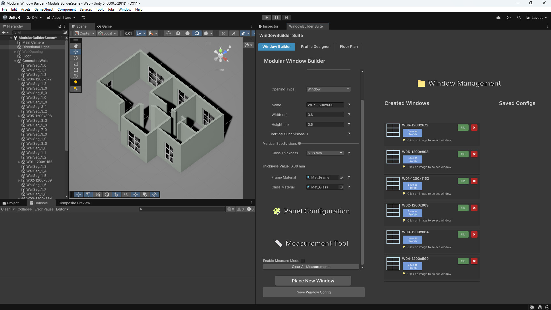 Create walls, window openings, and perfectly fitted windows—just by ...