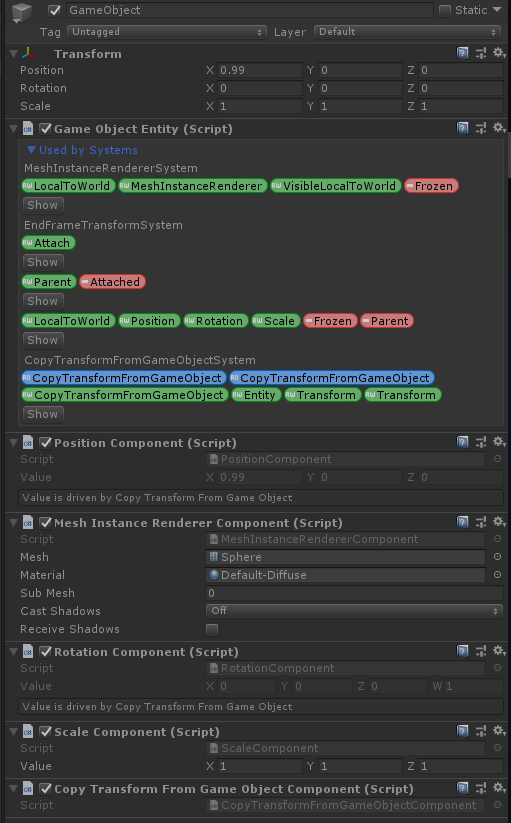 LocalToWorld matrix on an entity FAILS to update in a specific scenario - Unity Engine - Unity ...