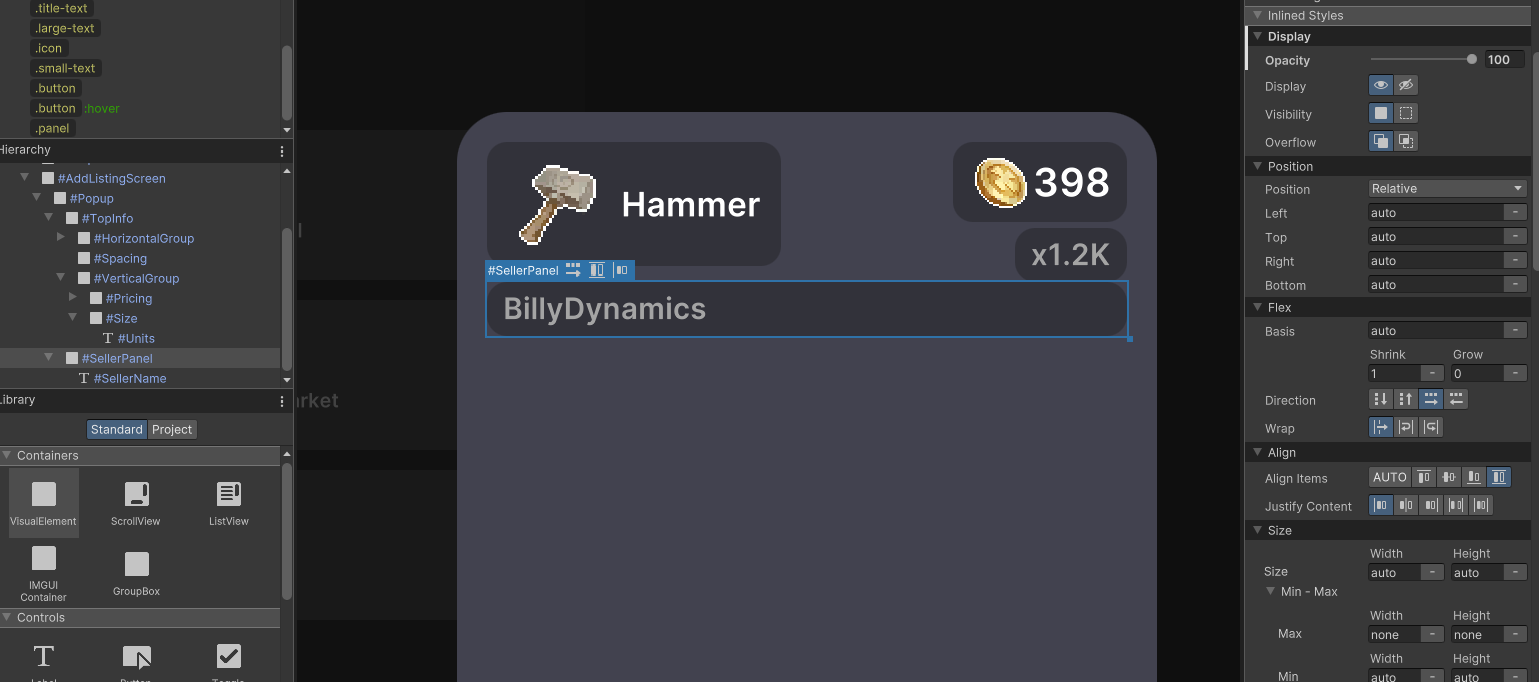 Solved Visualelement Not Shrinking To Size Of Label Within Unity Engine Unity Discussions