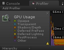 Profiler: What does the yellow exclamation mark in GPU Usage mean? - Unity Engine - Unity ...