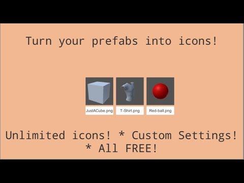 [RELEASED] Icon Generator - Generate icons from prefabs (FREE) - Community Showcases - Unity ...