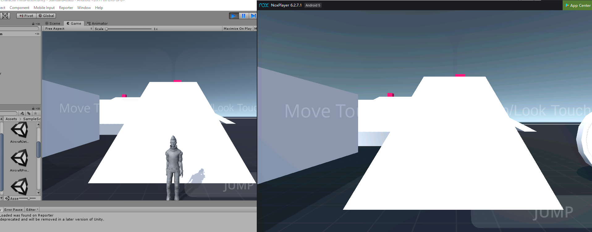 Standard Assets build on Android doesn't render properly - Unity Engine - Unity Discussions