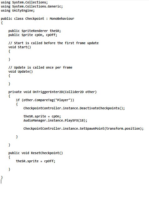 Checkpoint Script Problem - Unity Engine - Unity Discussions