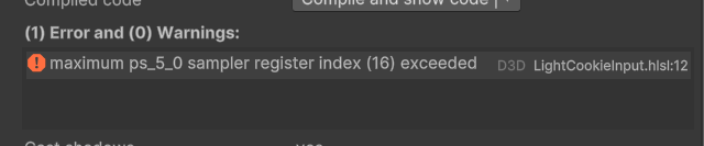 Error building Player: Shader error in 'Universal Render Pipeline/Lit ... Error building Player: Shader error in 'Universal Render Pipeline/Lit ...