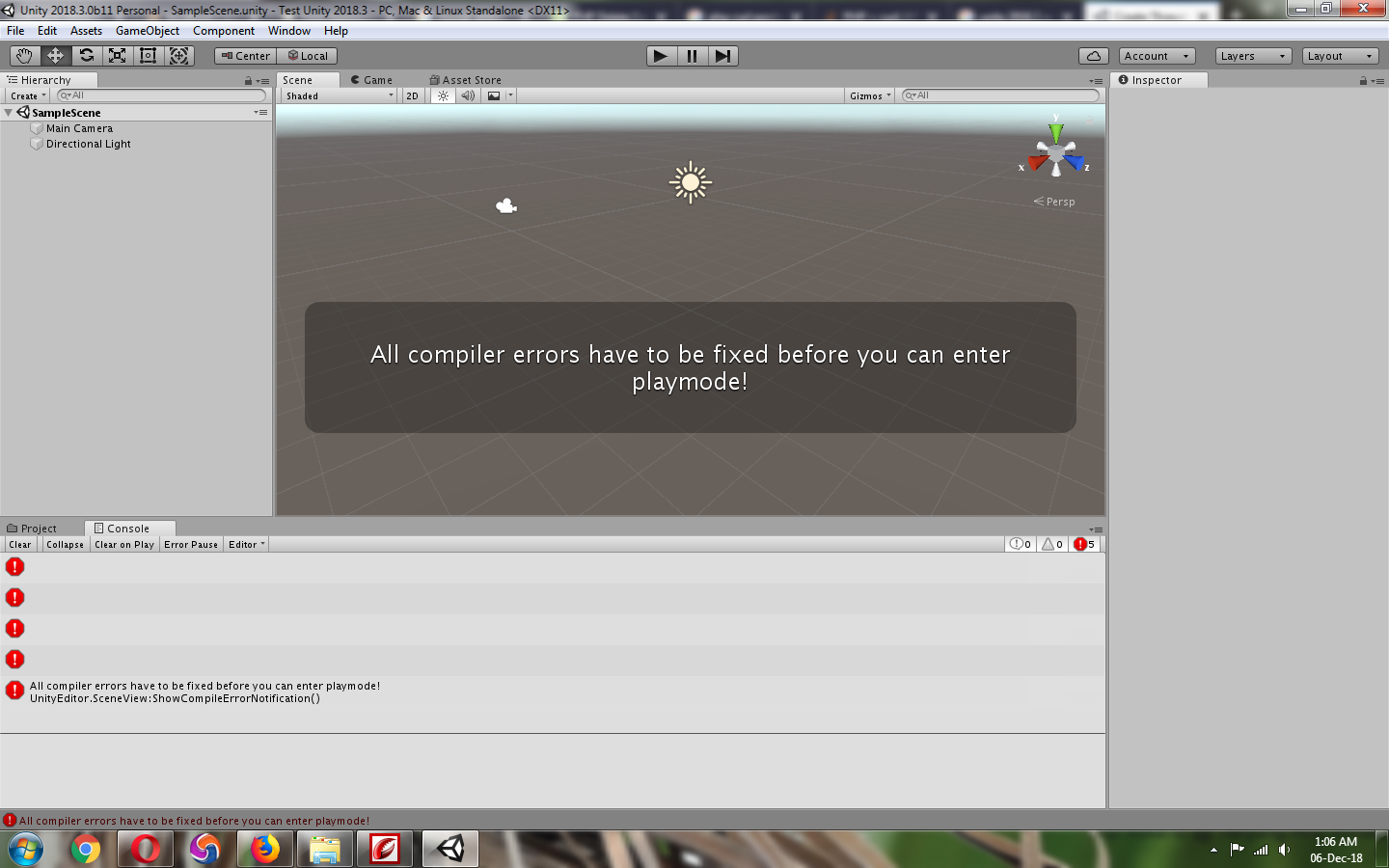20183 Error All Compiler Errors Have To Be Fixed Before You Can Enter Playmode Unity
