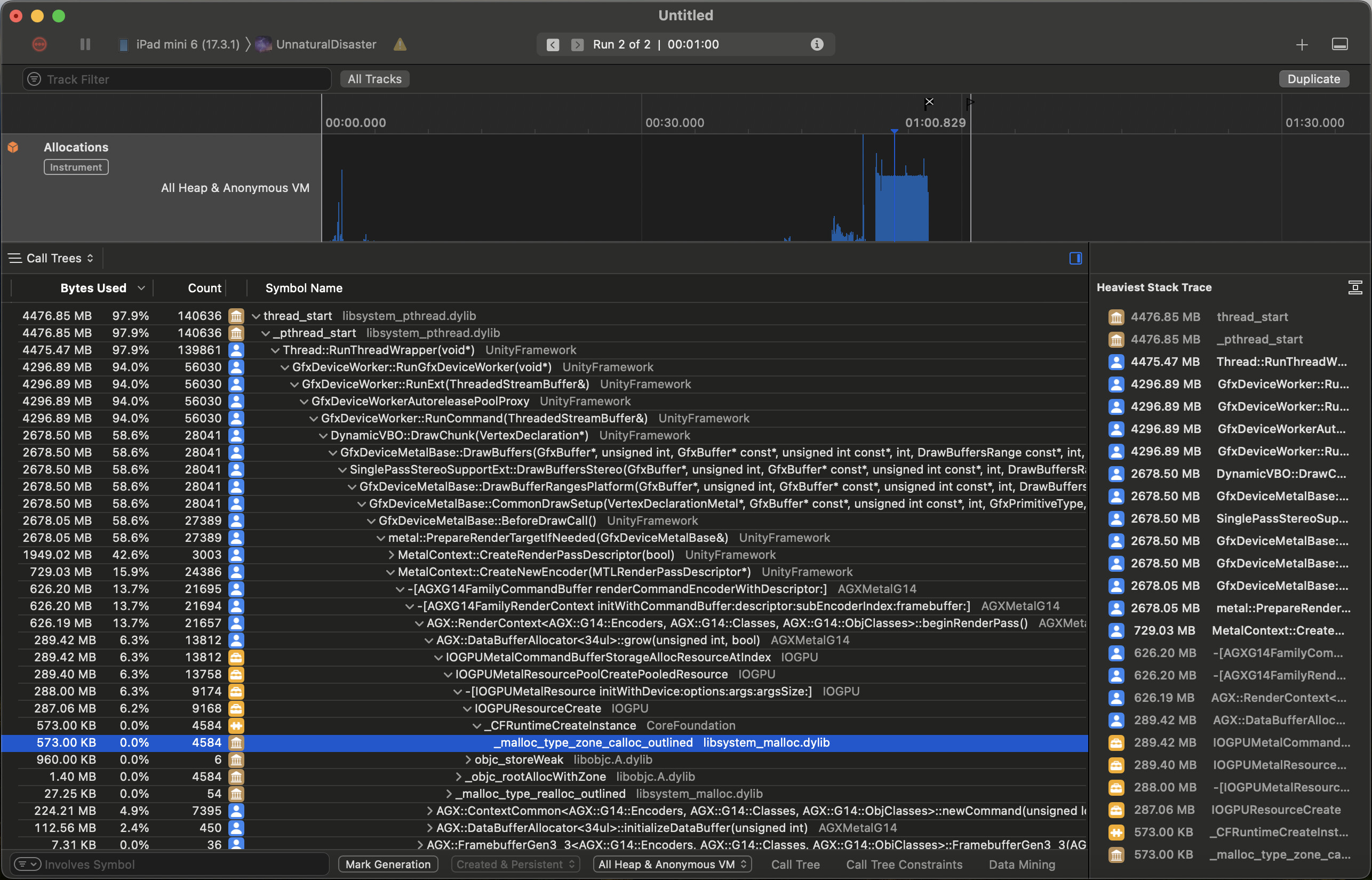 Memory leak and crash in UnityGfxDeviceWorker - Unity Engine - Unity Discussions